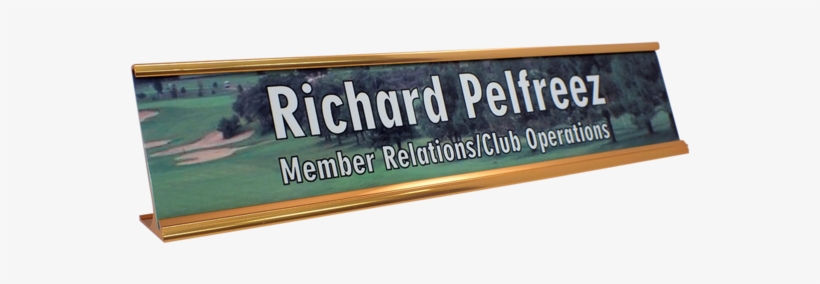 Full Color Name Plates W/frame - Sign - Free Transparent PNG Download ...