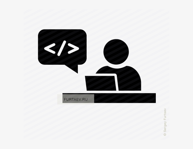 Software Developer Vector Icon Clip Free Library - Icono De Persona ...