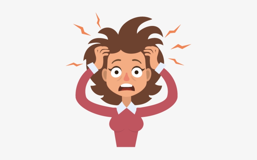 Stress Women Vector - Free Transparent PNG Download - PNGkey