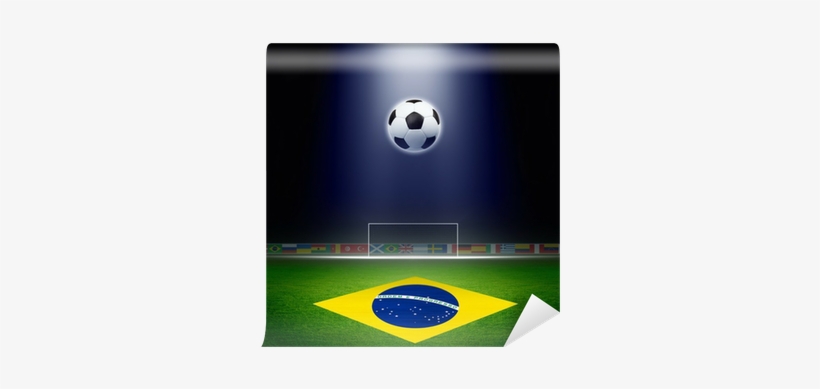 Soccer Stadium Wall Mural - Football - Free Transparent PNG Download ...