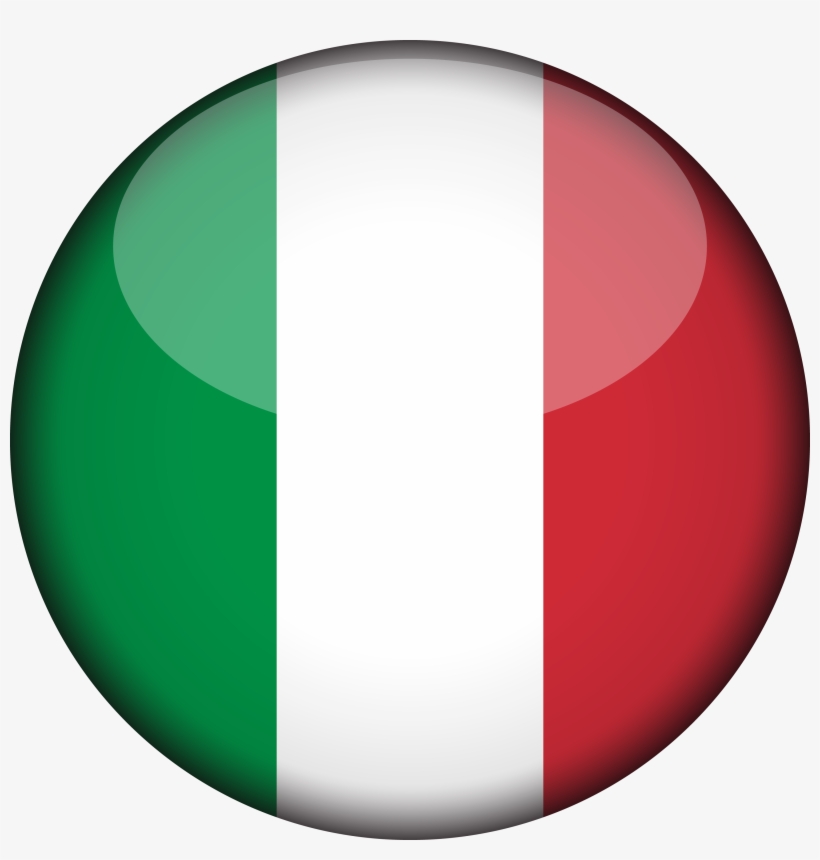 Italy Flag 3d Round Xl - Italian Flag Round Png - Free Transparent PNG ...