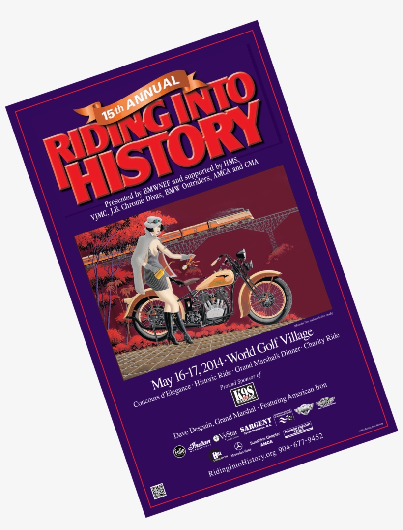 2014 Event Poster - Riding Into History - Free Transparent PNG Download ...