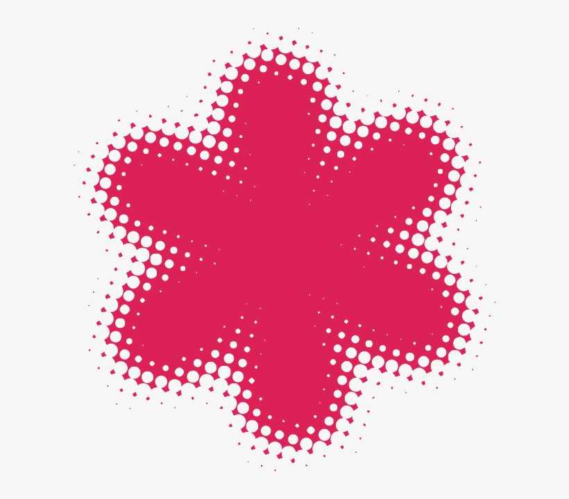 Flower Shape Clipart - Create Pop Art Gradient - Free Transparent PNG ...