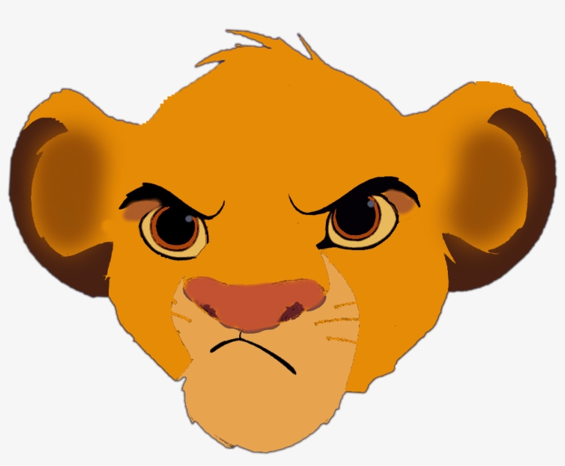 Image Unamused Simba Png The King Wiki - Simba Head - Free Transparent ...