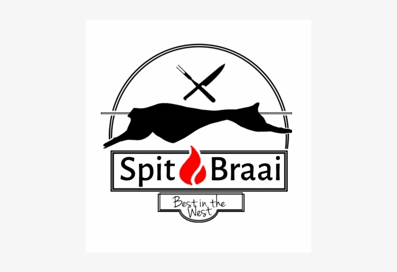 Spit & Braai Catering - Spit Braai Black And White Png - Free ...
