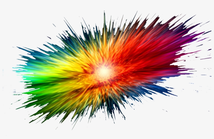 Explosion Of Colors - Explosion Colors Png Transparent - Free ...
