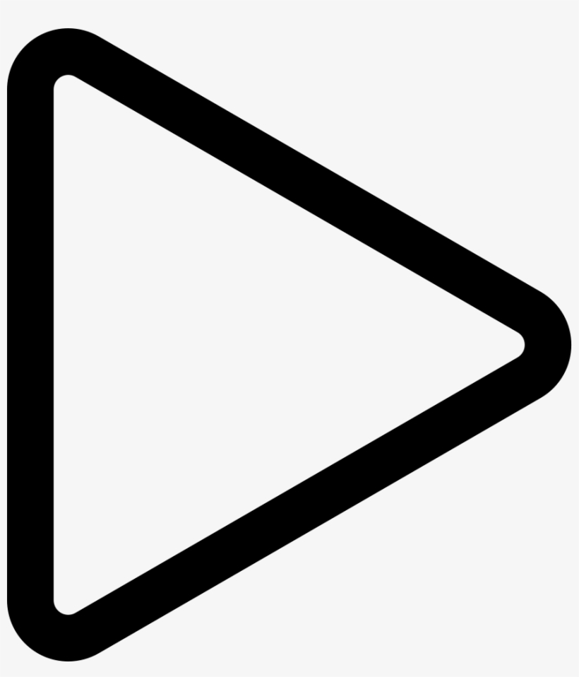 Play Triangle Outline - Triangulo De Play Png - Free Transparent PNG ...