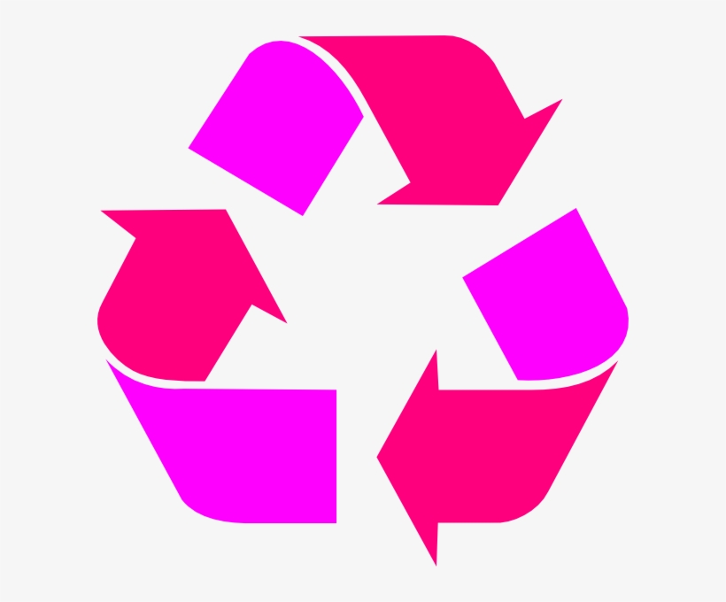 Tone Pink Recycle Symbol Clipart - Free Transparent PNG Download - PNGkey