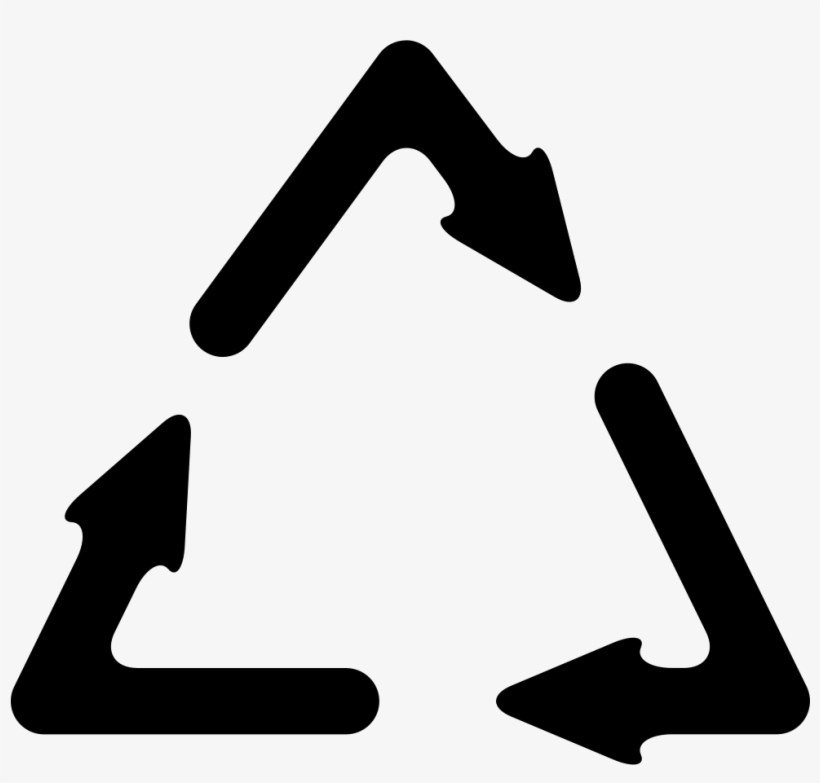 Recycle Symbol With Three Arrows Comments - Triangle Cycle Png - Free ...