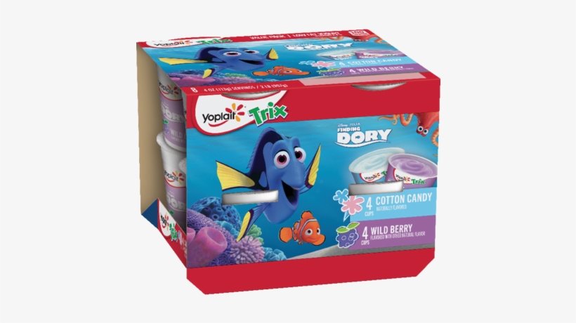 Finding Dory Cotton Candy & Wild Berry - Trix Yogurt Cotton Candy ...