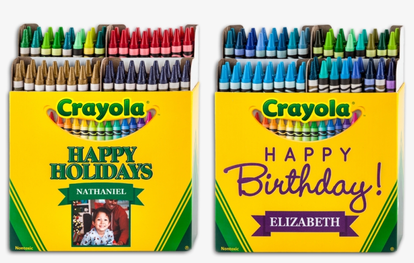 Crayons Transparent Box - Crayola Crayons, 64-count Box - Free ...