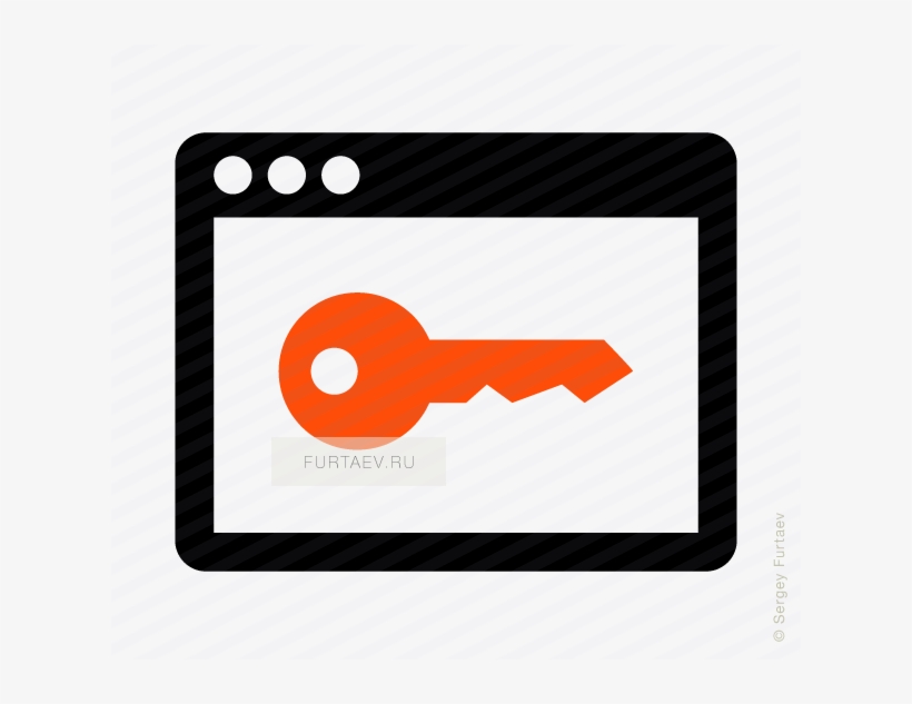 Vector Icon Of Key Over Application Screen - Licence Key Icon Png ...