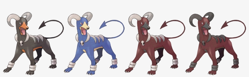 Houndoom - Alternate Shiny Houndoom - Free Transparent PNG Download ...