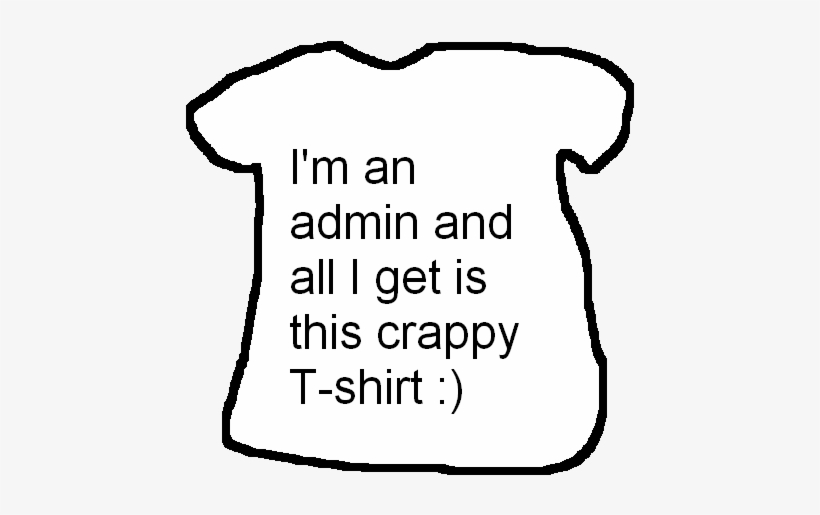 Admin T-shirt - Png - Admin T Shirt - Free Transparent PNG Download ...