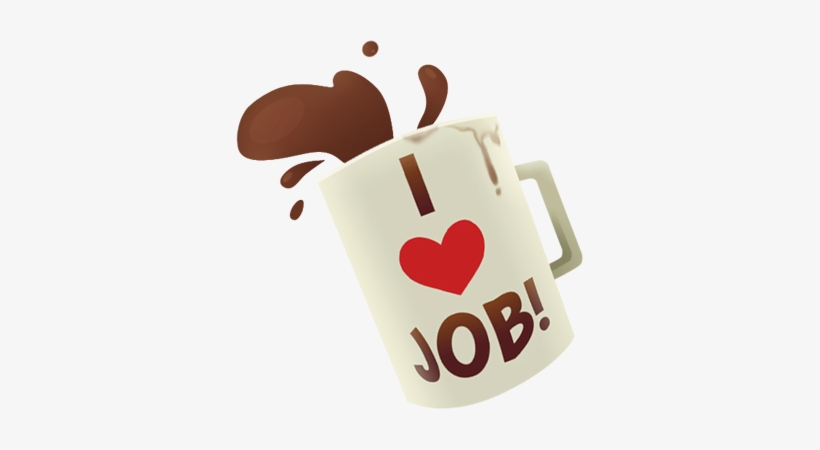 I Heart Job Coffee Mug - Job Simulator I Heart Job - Free Transparent ...