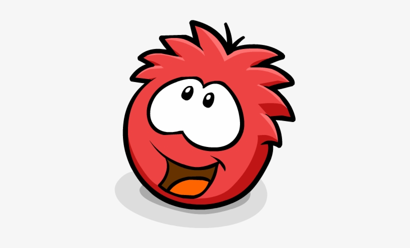 Red Puffle Happy - Free Transparent PNG Download - PNGkey
