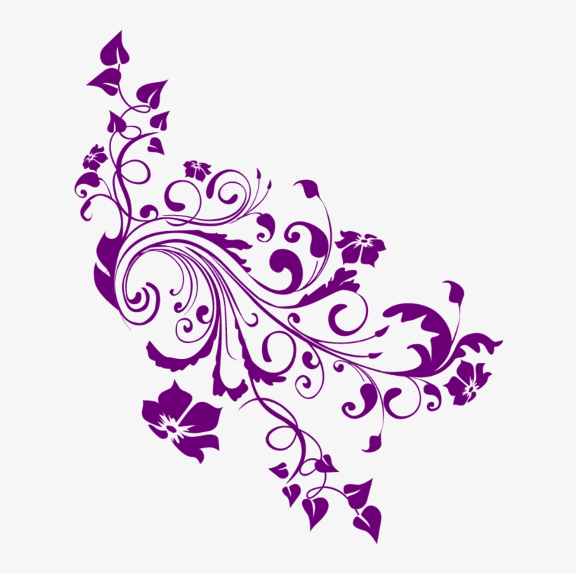 Swirls Png Google Search - Pretty Flower Design Shower Curtain - Free ...