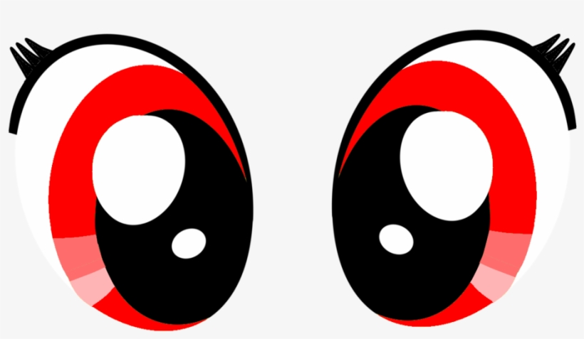 Red Eyes Clipart Mean Eye - Ojos De My Little Pony Rainbow Dash - Free ...