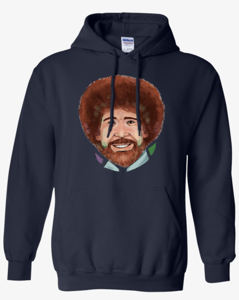 Bob Ross Hoodie - Shirt - Free Transparent PNG Download - PNGkey