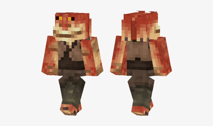 Jar Jar Binks Minecraft Skin - Free Transparent PNG Download - PNGkey