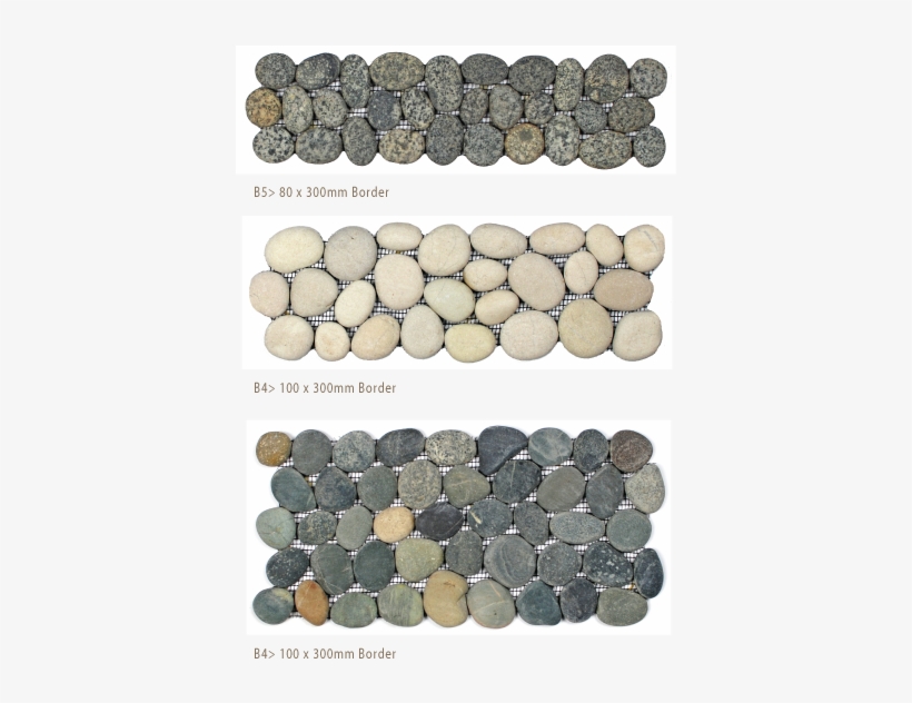 Pebble Borders - » - Stone Pebble Border Tile - Free Transparent PNG ...