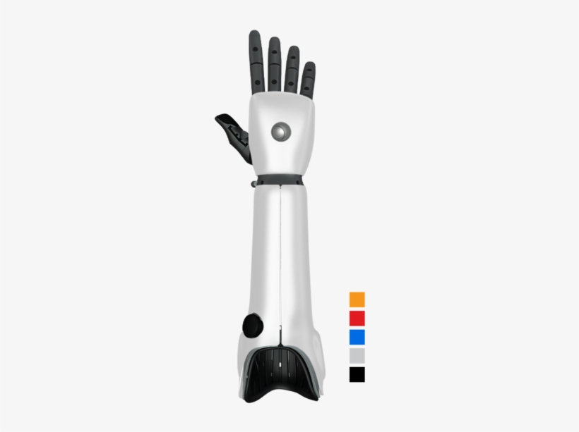 Hero Arm Covers - Open Bionics Hero Arm - Free Transparent PNG Download ...