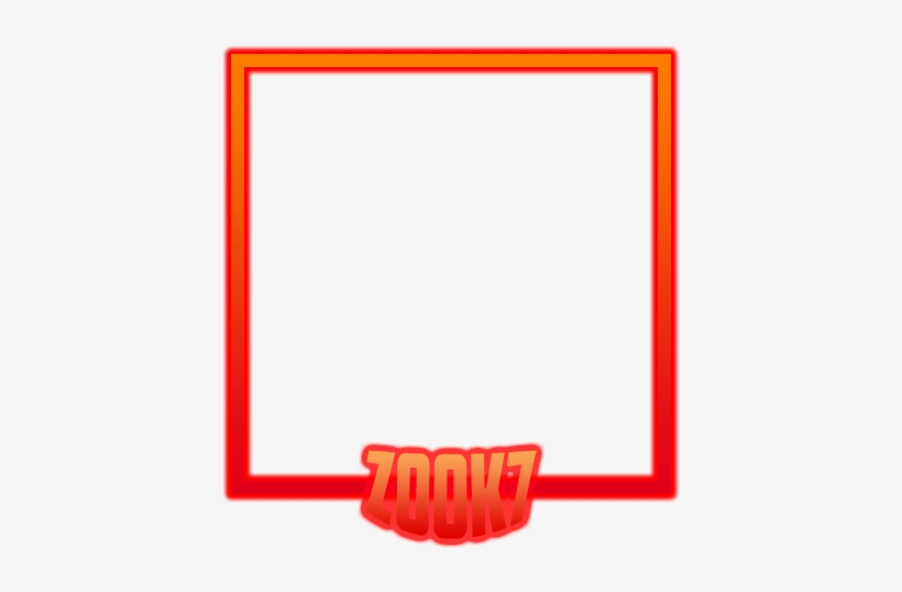 Image Of Red And Orange Facecam Border - Free Transparent PNG Download ...