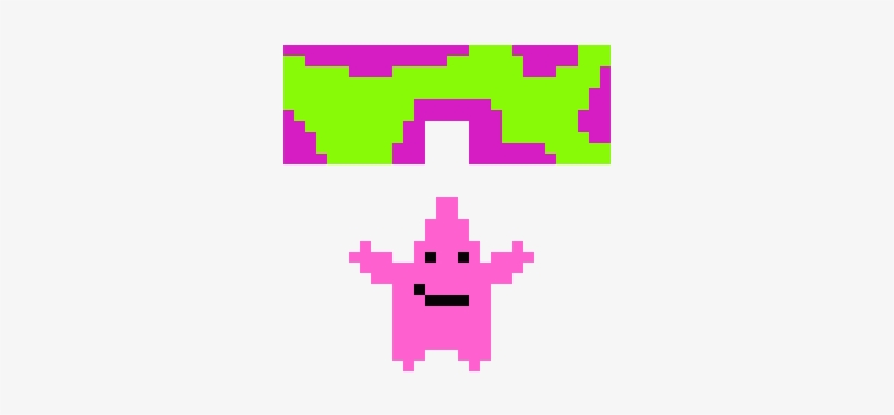 Patrick Star Pants - Pixel Art - Free Transparent PNG Download - PNGkey