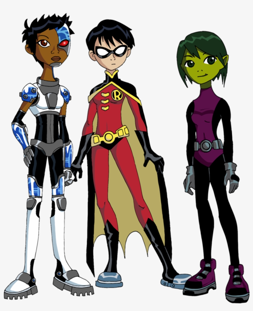 #genderbender #teentitans #cyborg #robin And #beastboy - Ttg Genderswap ...