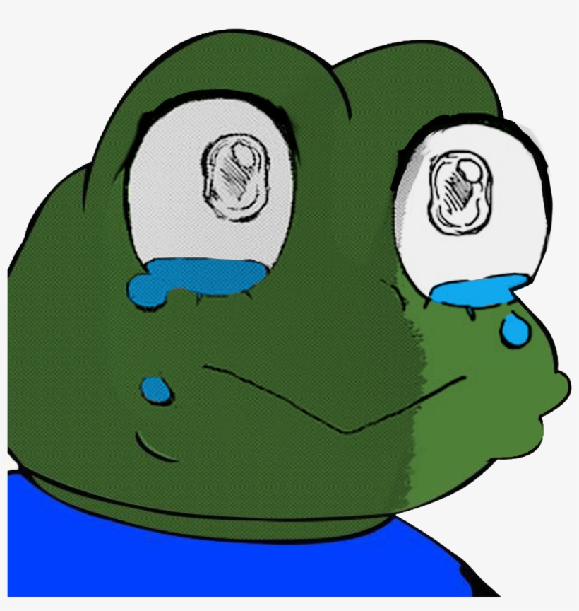 Crying Frog - Frog Meme Crying Transparent - Free Transparent PNG ...