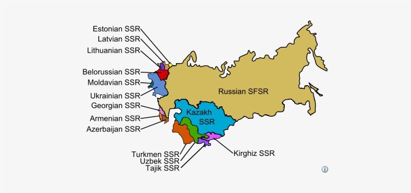 Soviet Union 15 Countries - Free Transparent PNG Download - PNGkey