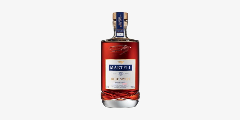 Martell - Martell Blue Swift 750ml - Free Transparent PNG Download - PNGkey