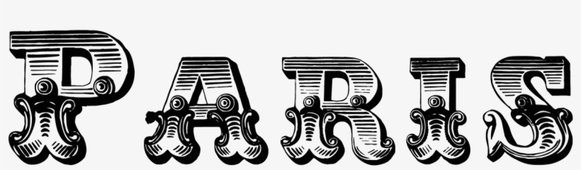 Free Paris Png Hd - Paris Text Transparent Background - Free ...