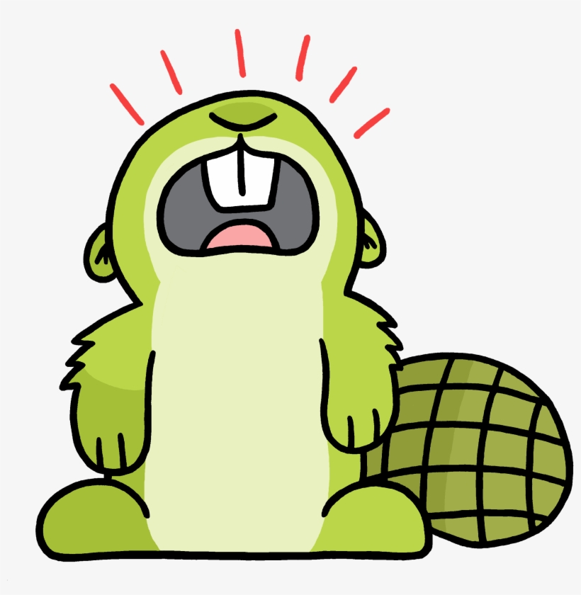 Very - Crying Beaver Cartoon - Free Transparent PNG Download - PNGkey