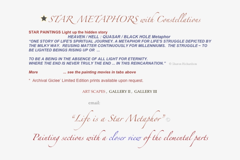 star Metaphors With Constellations Star Paintings - Concerto Classics ...