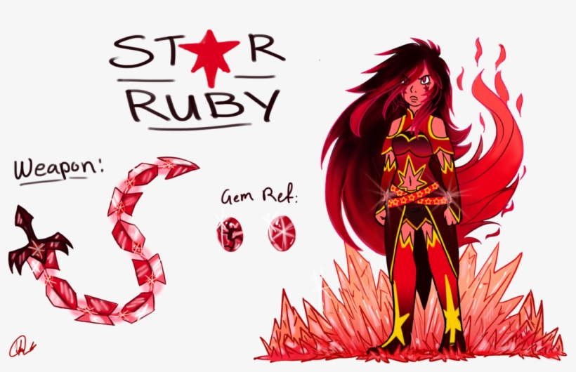Star Ruby ~ Gem Oc By Ask-thedrakon Steven Universe - Steven Universe ...