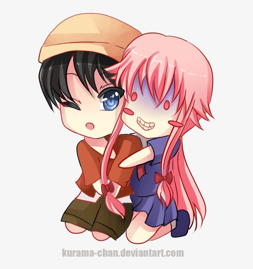 “mirai Nikki Old Chibi Fanart - Mirai Nikki Yuno Y Yuki Chibi - Free ...