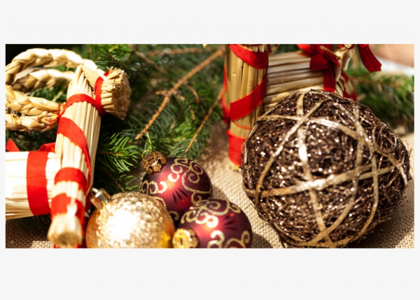 20 Nov Christmas Background With Baubles And Craft - Free Transparent ...