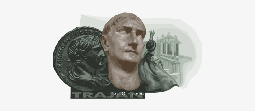 Emperor Trajan, Roman Emperor Royalty Free Vector Clip - Roman Emperor ...