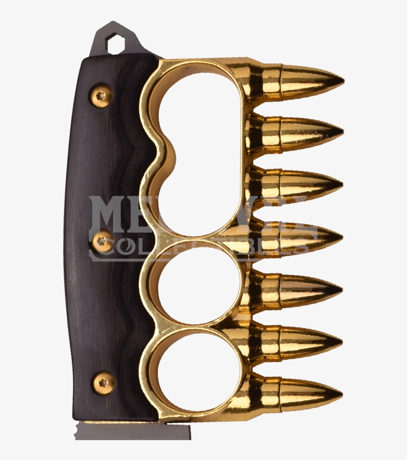 Item - Brass Knuckles With Bullets - Free Transparent PNG Download - PNGkey