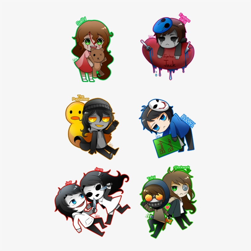 Chibi Creepypastas Deviantart Sally © Kiki-hyuga Eyeless - Chibi ...