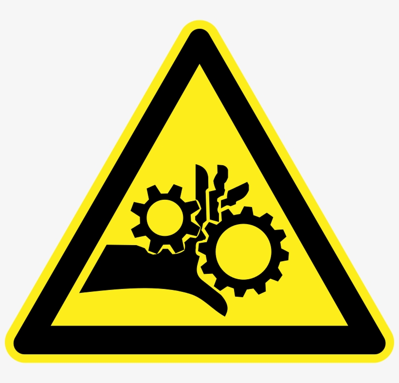Hand In Gears Warning - Free Transparent PNG Download - PNGkey