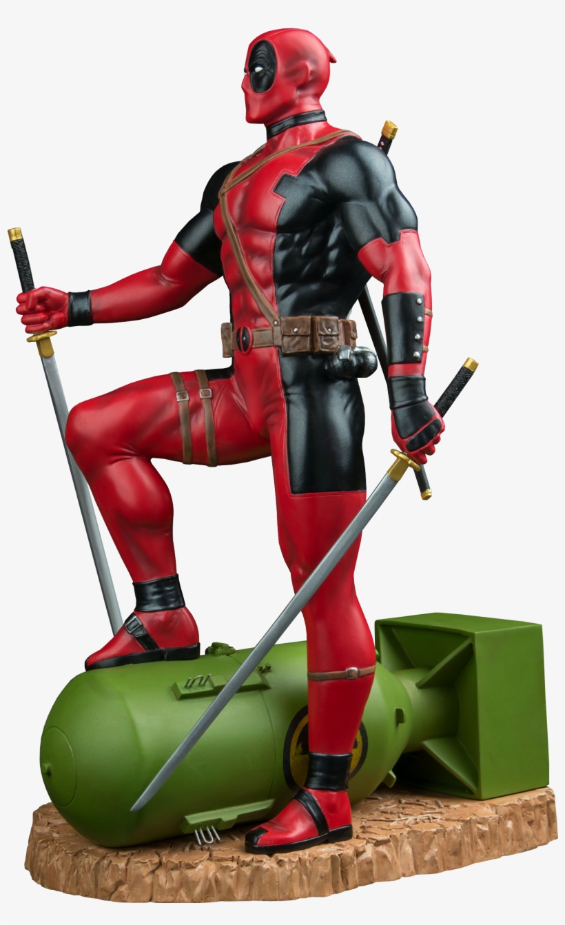 Deadpool - Deadpool 1 6 Statue - Free Transparent PNG Download - PNGkey