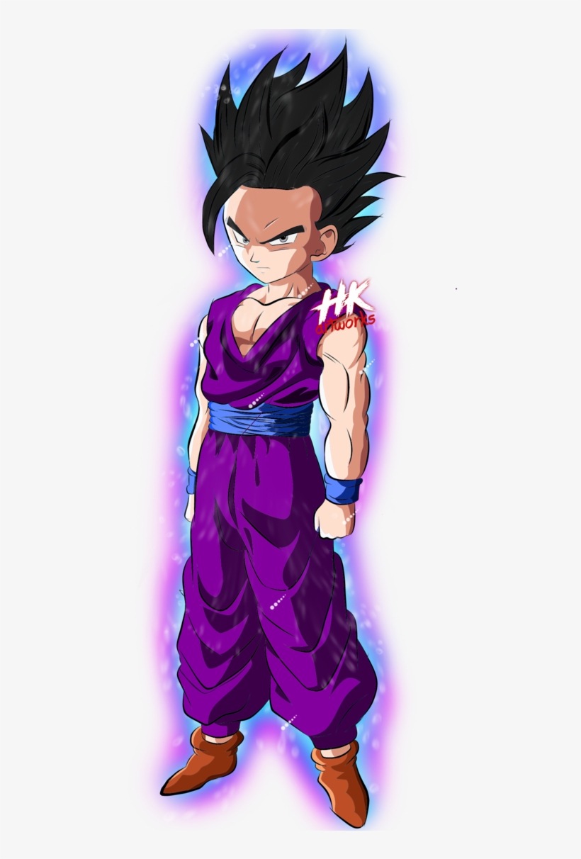 Aura Drawing Mystic Gohan - Gohan - Free Transparent PNG Download - PNGkey