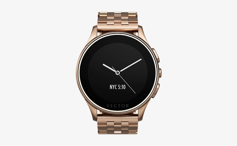 Vector Luna Smart Watch - Vector Luna Rose Gold - Free Transparent PNG ...
