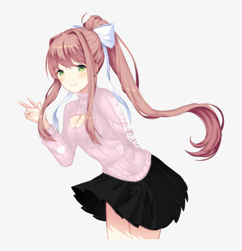 Doki Doki Literature Club - Doki Doki Literature Club Render - Free ...