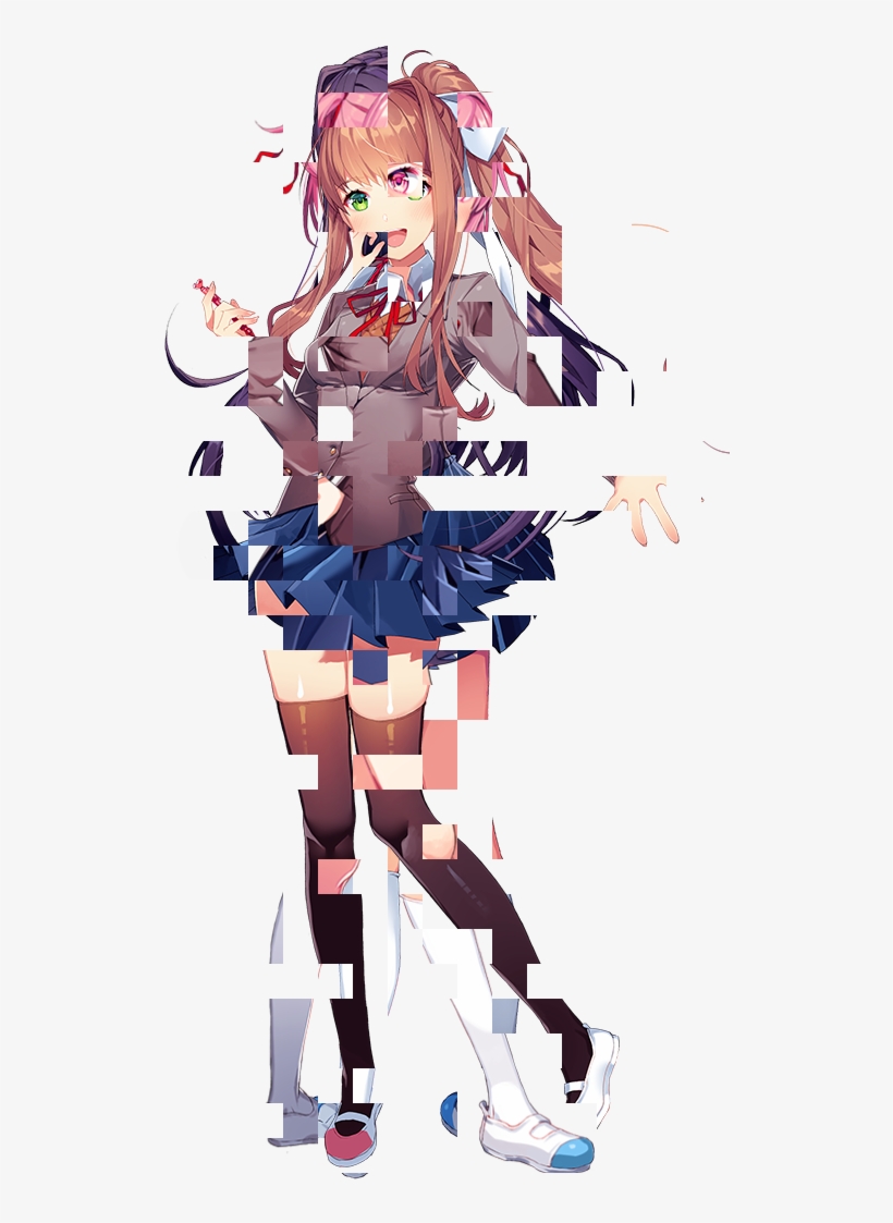 Yandere, Literature Club, Vocaloid, Game Art, Videogames, - Doki Doki Literature Club Png - Free ...