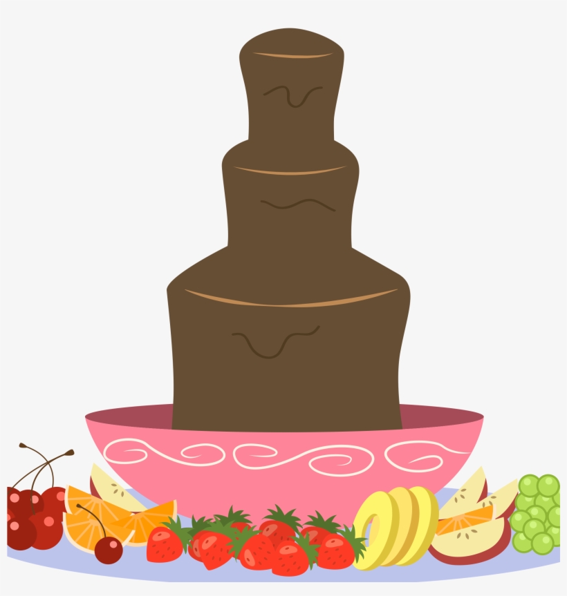 Chocolate Waterfall Clip Art - Chocolate Fountain Clip Art - Free ...