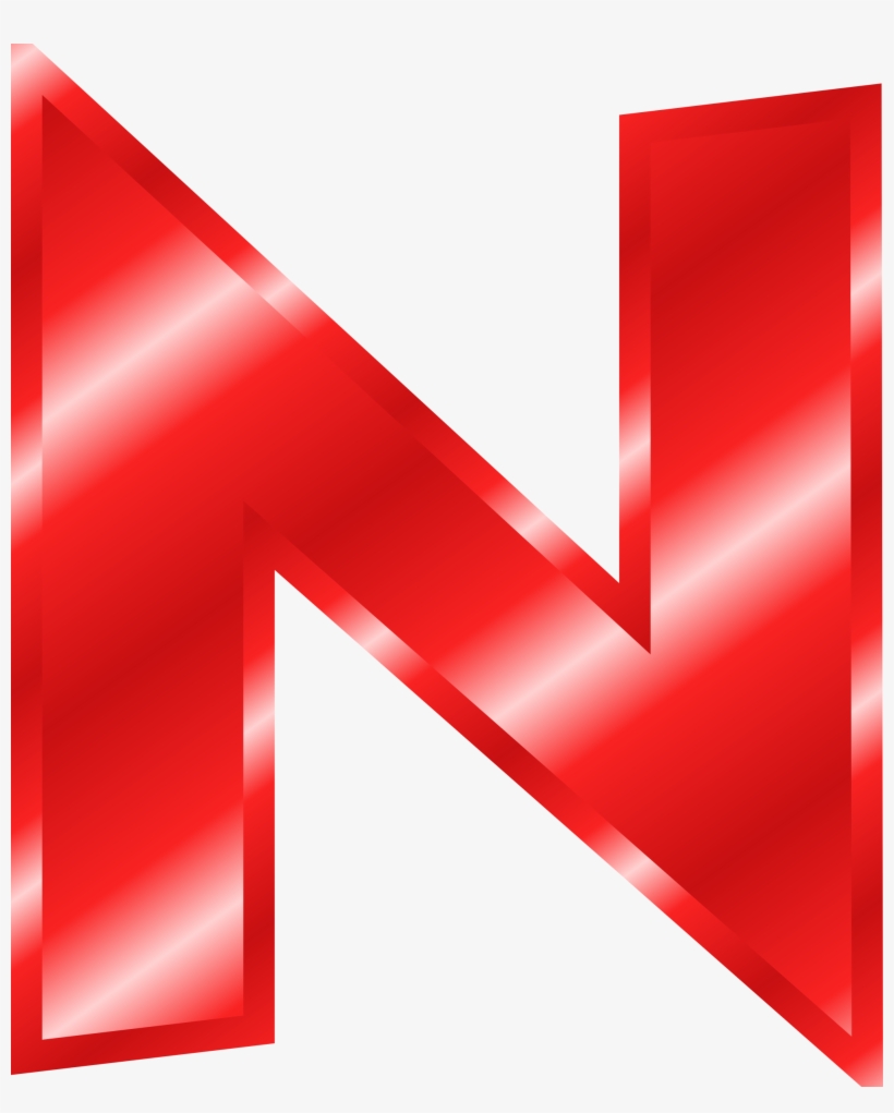 Red Letter N Clipart - Free Transparent PNG Download - PNGkey
