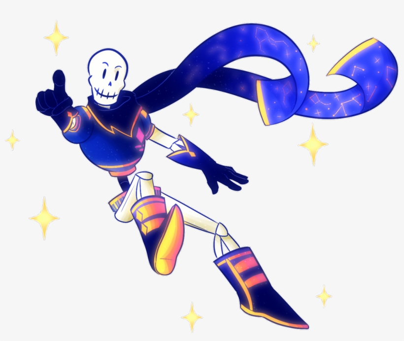 Outertale Papyrus - Outertale Papyrus Png - Free Transparent PNG ...